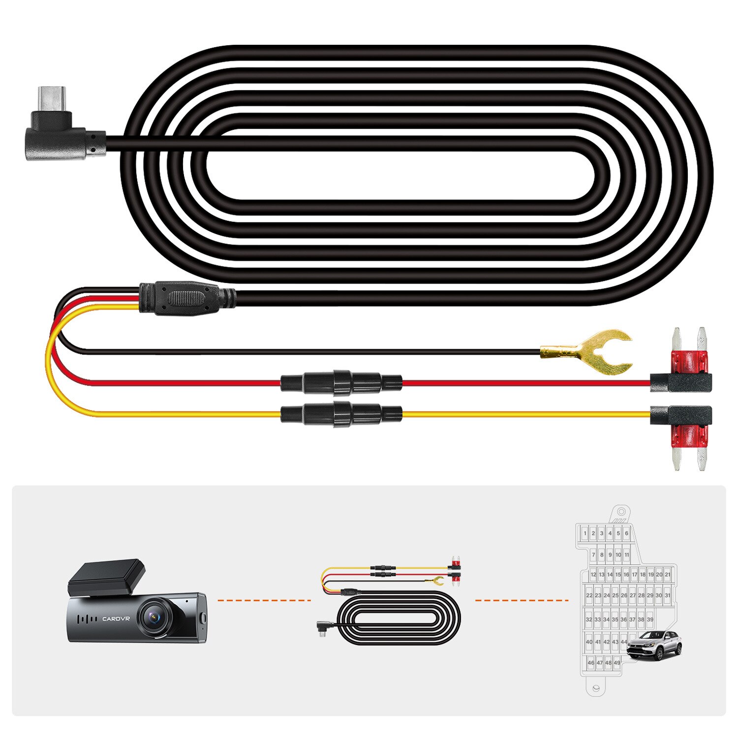 Camera Auto 4K DVR, 2160P, Dashcam UHD, Discreta, Parking Monitor, 170 ...