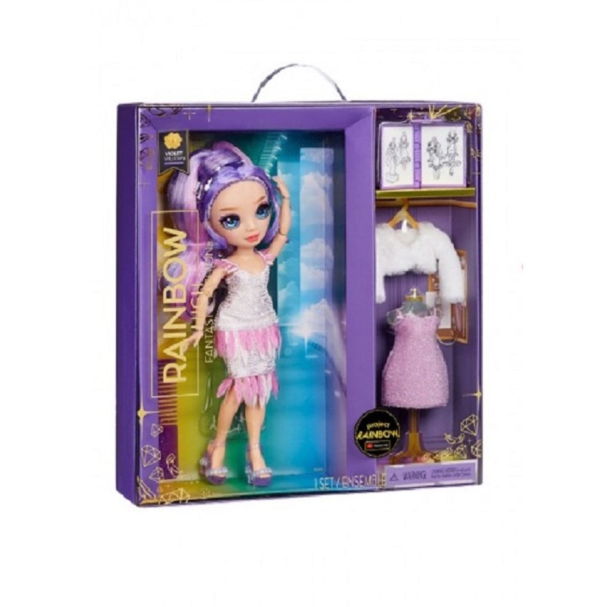 Papusa Violet Willow, Rainbow High, Fantastic Fashion, cu accesorii ...