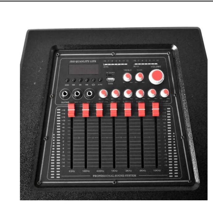 Set boxe active 2015 800w putere 2 microfon wireless si telecomanda ...