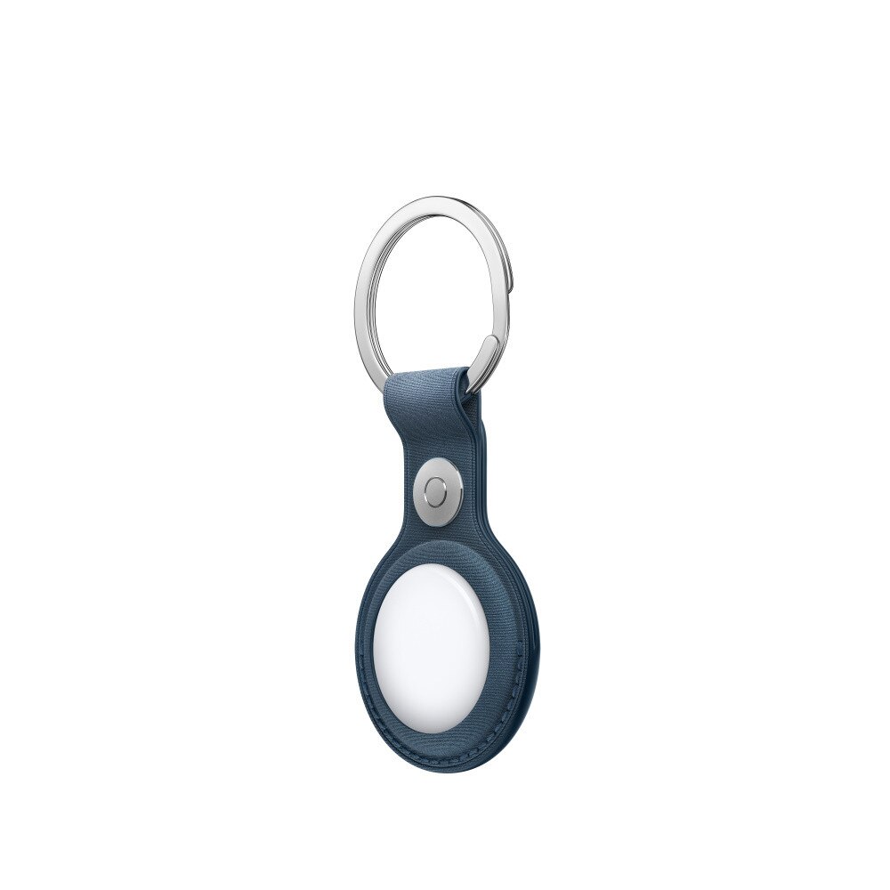 Apple FineWoven Key Ring Case за Apple AirTag, Pacific Blue - eMAG.bg