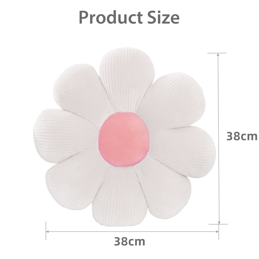 Perna scaun, model floare, Ronyes®, 38x38cm, Alb - eMAG.ro