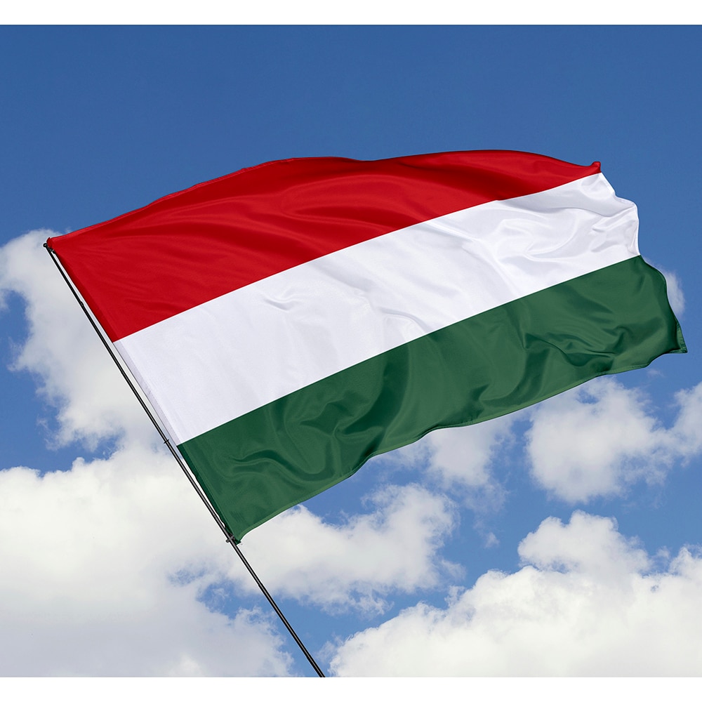 Steag Ungaria, dimensiune 150x90cm, poliester, Vision XXI - eMAG.ro