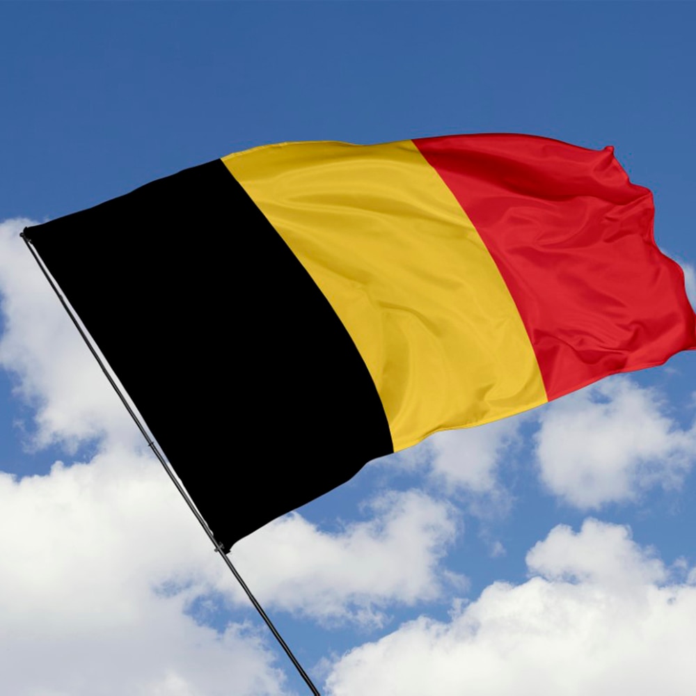 Steag Belgia, dimensiune 150x90cm, poliester, Vision XXI - eMAG.ro