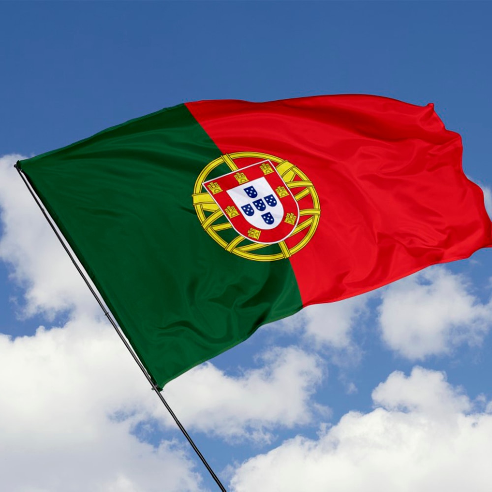 Steag Portugalia, dimensiune 150x90cm, poliester, Vision XXI - eMAG.ro
