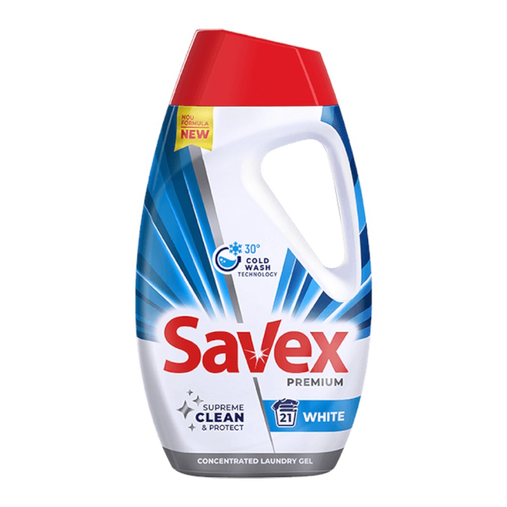 Set 2 x Detergent Lichid Savex Premium White, 945 ml - eMAG.ro