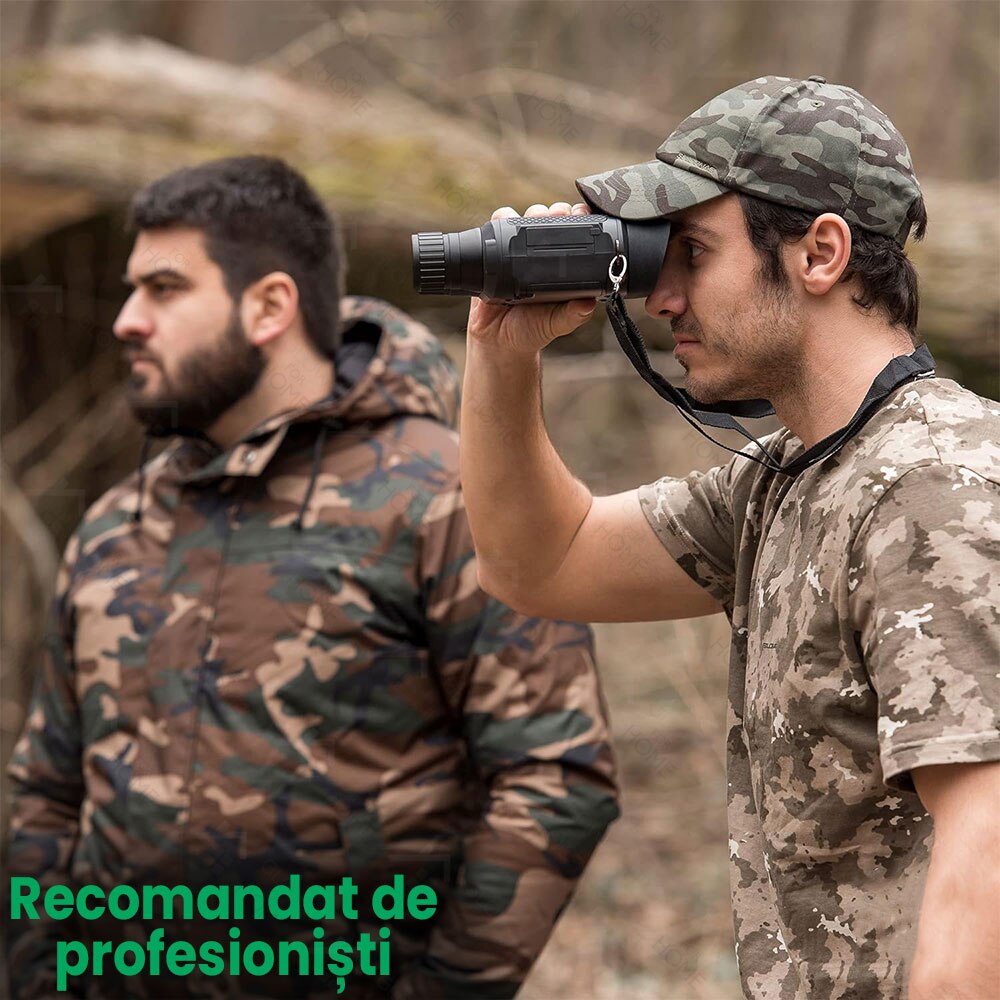 Binoclu Night Vision profesional Glowforhome, pentru vanatoare ...