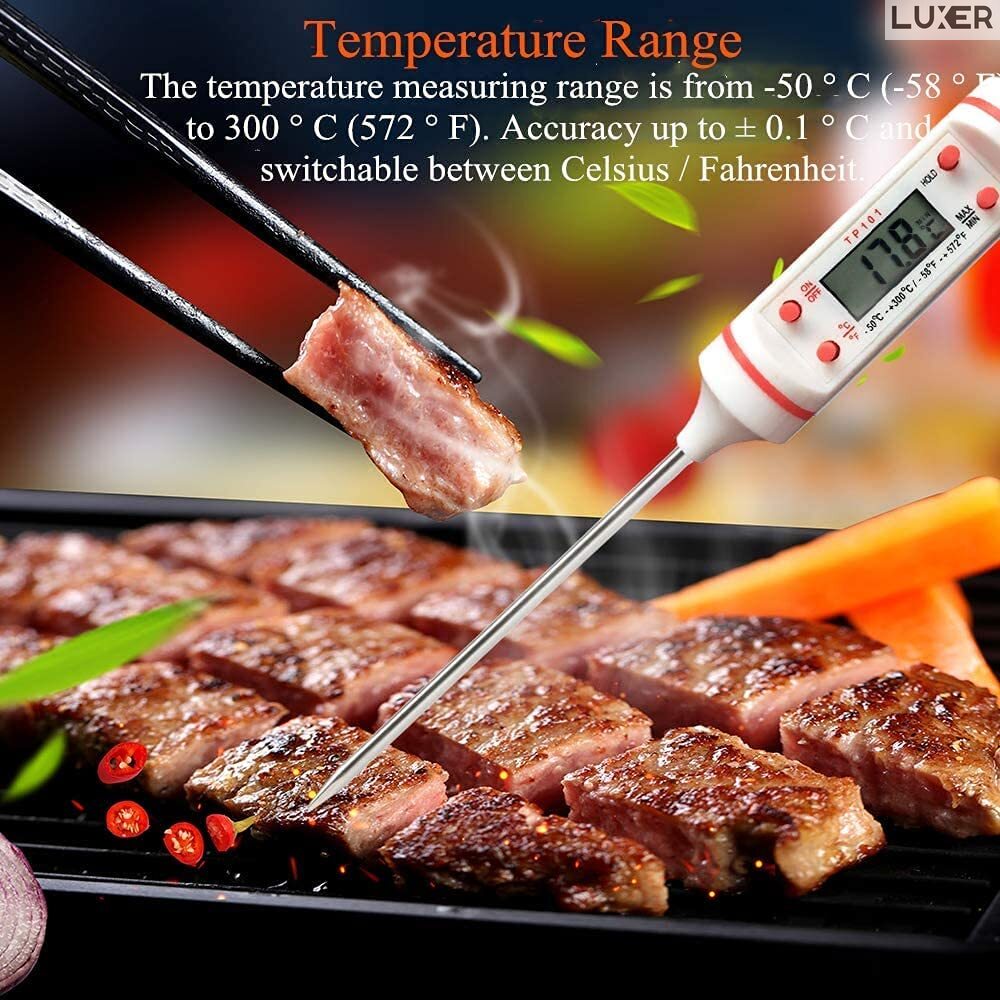 Termometru Alimentar Digital cu Sonda Metalica de Insertie, pentru ...