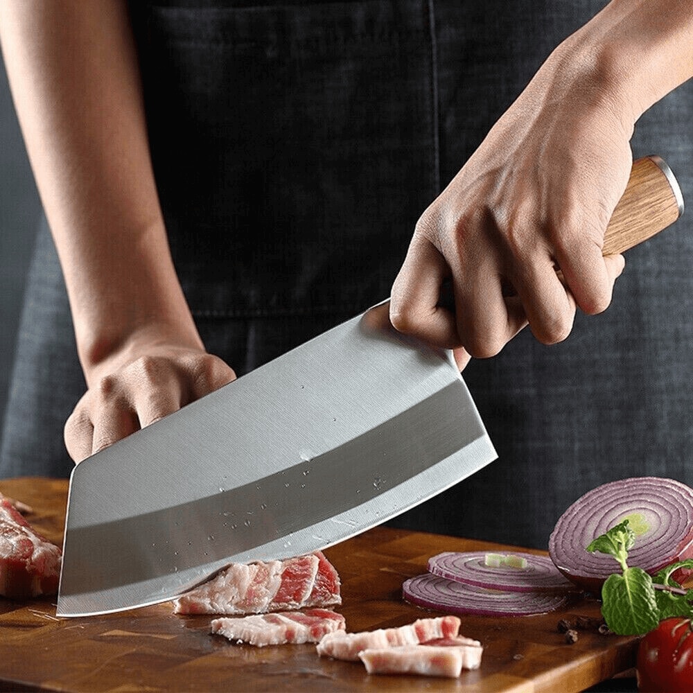 Cutit de bucatarie satar Salestore.ro® cutit japonez universal din Otel ...