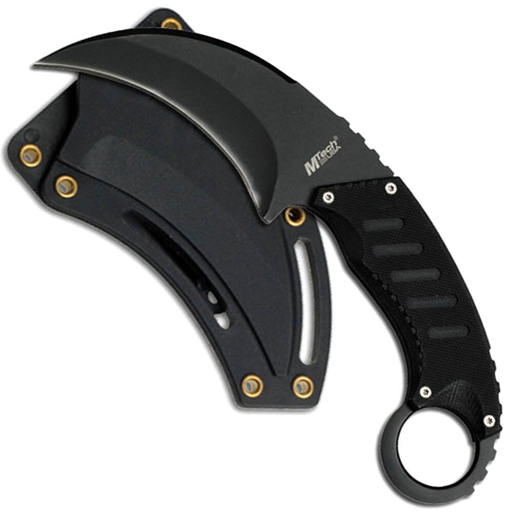 Cutit Karambit, Profesional, Lama Fixa, Otel Inoxidabil, MTech USA, MT ...