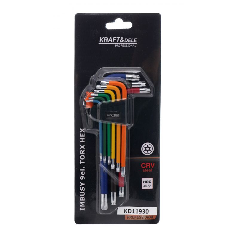 Set imbusuri torx, 9 elemente, Kraft&Dele KD11930 - eMAG.ro