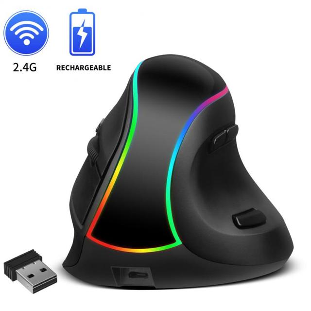 Mouse RHB, 4 trepte DPI, Conexiune USB, 1200mAh, Negru - eMAG.ro