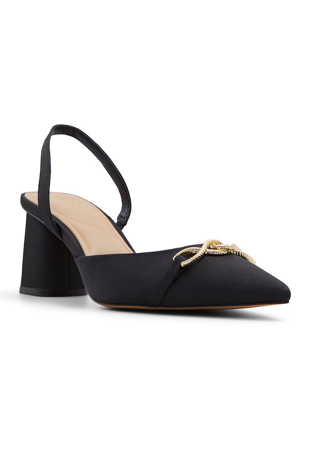 Aldo, Pantofi slingback Carnforth, Negru, 6 - eMAG.ro