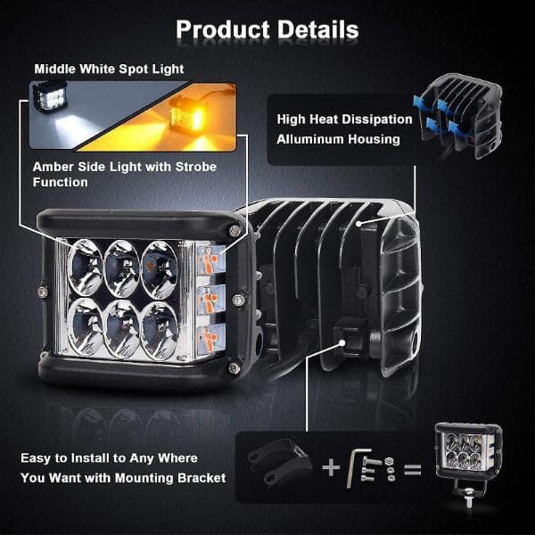 Proiector auto cu LED, BOLTLIGHT - eMAG.ro