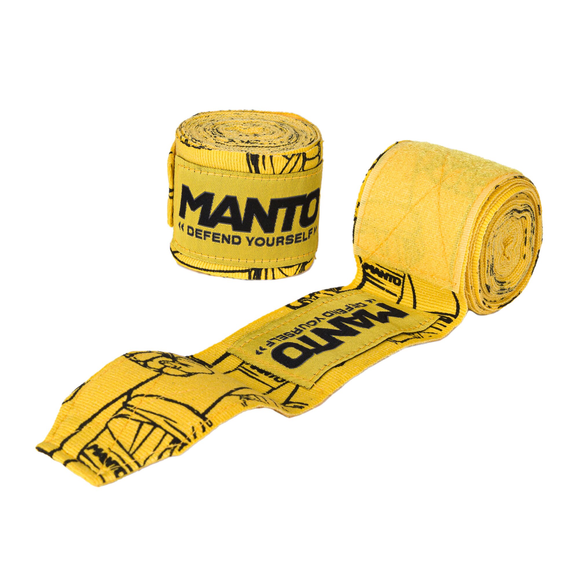 Bandaje pentru box, Manto, Galben - eMAG.ro