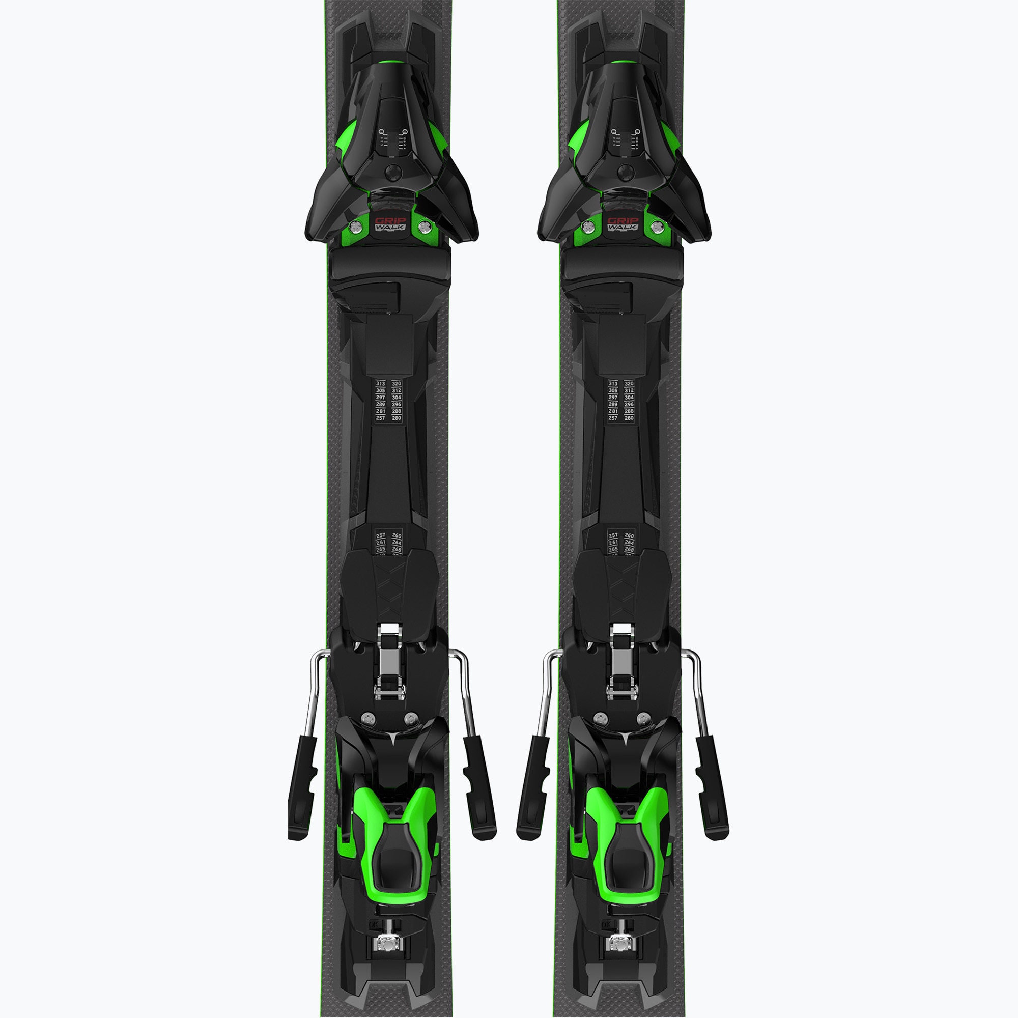 Skiuri pentru barbati, Atomic, Lemn, 168 cm, Negru/Verde - eMAG.ro