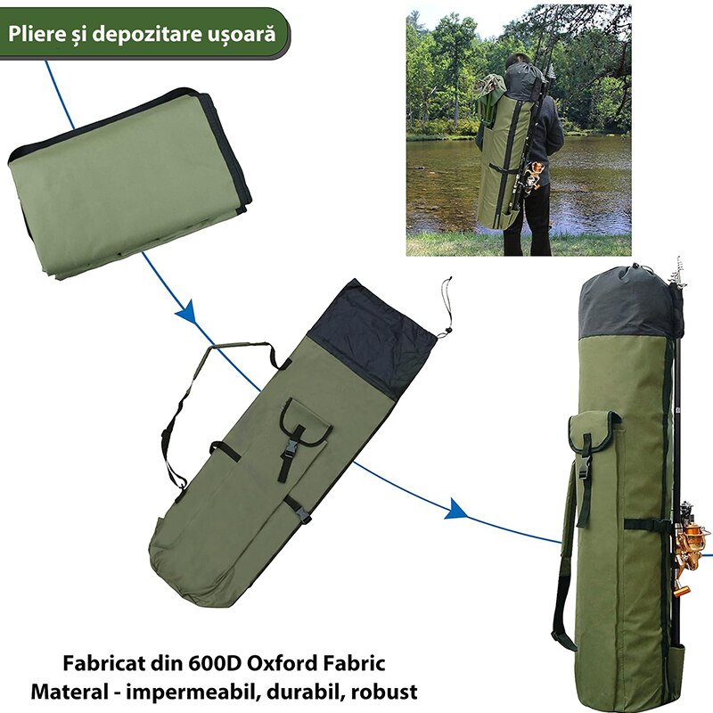 Geanta pentru pescuit, Transport Undite si Articole Portabila, Material ...