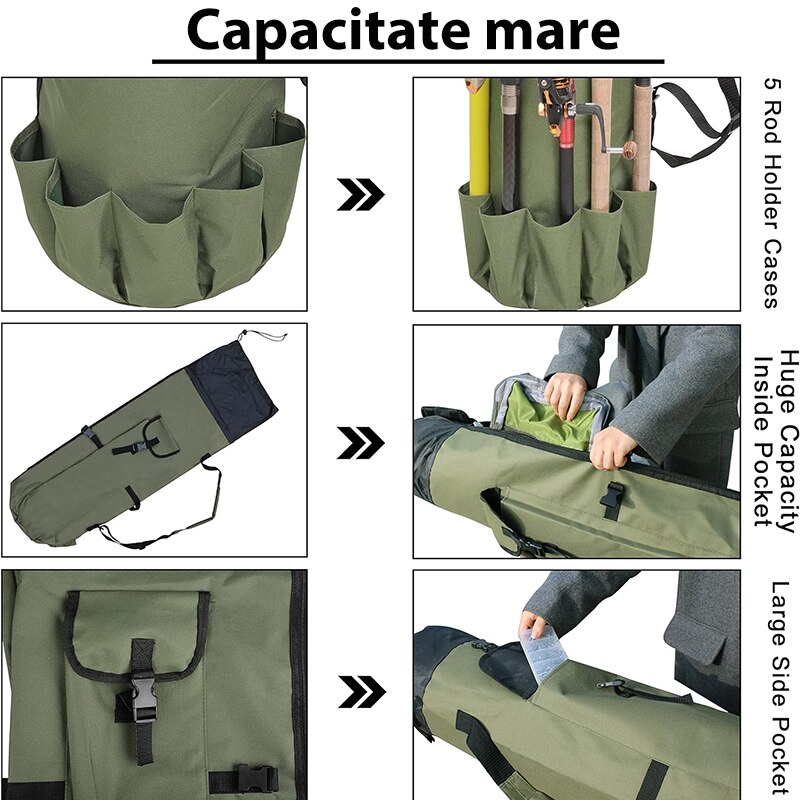 Geanta pentru pescuit, Transport Undite si Articole Portabila, Material ...