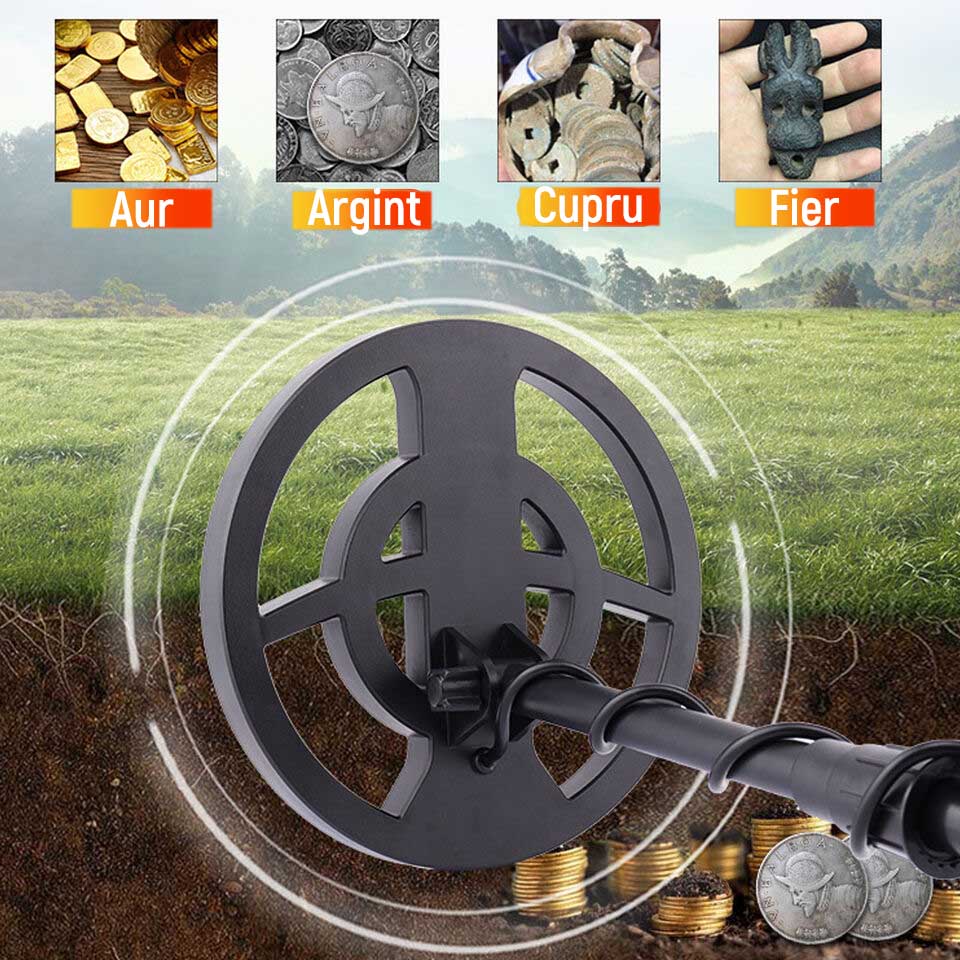 Detector de metale cu Adancime de Detectare pana la 70cm, Afisaj ...