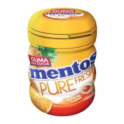 Guma Pure Fresh Tropical, Mentos, 60g - eMAG.ro