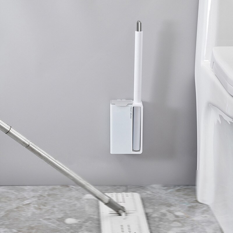 Perie WC pentru toaleta, de unica folosinta, ABS/Polipropilena, design ...