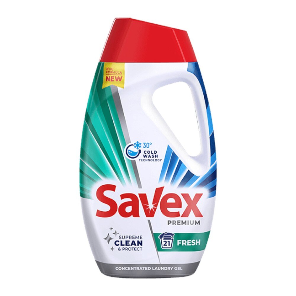 Set 2 x Detergent Lichid Savex Premium Fresh, 945 ml - eMAG.ro
