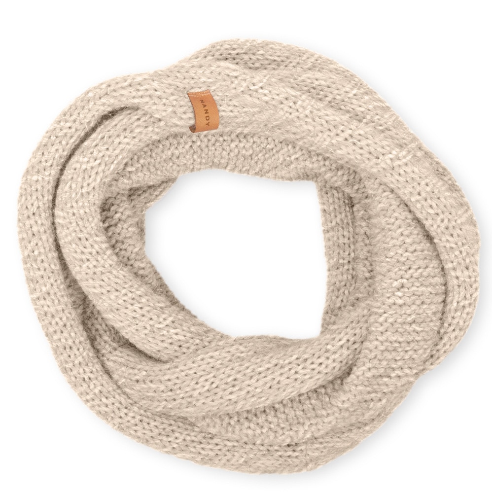 Fular circular mare, Pentru Femei, Nandy, Bej - eMAG.ro
