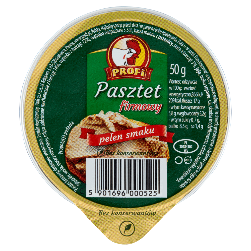 Pateu, Profi, Porc si pui, 50g - eMAG.ro