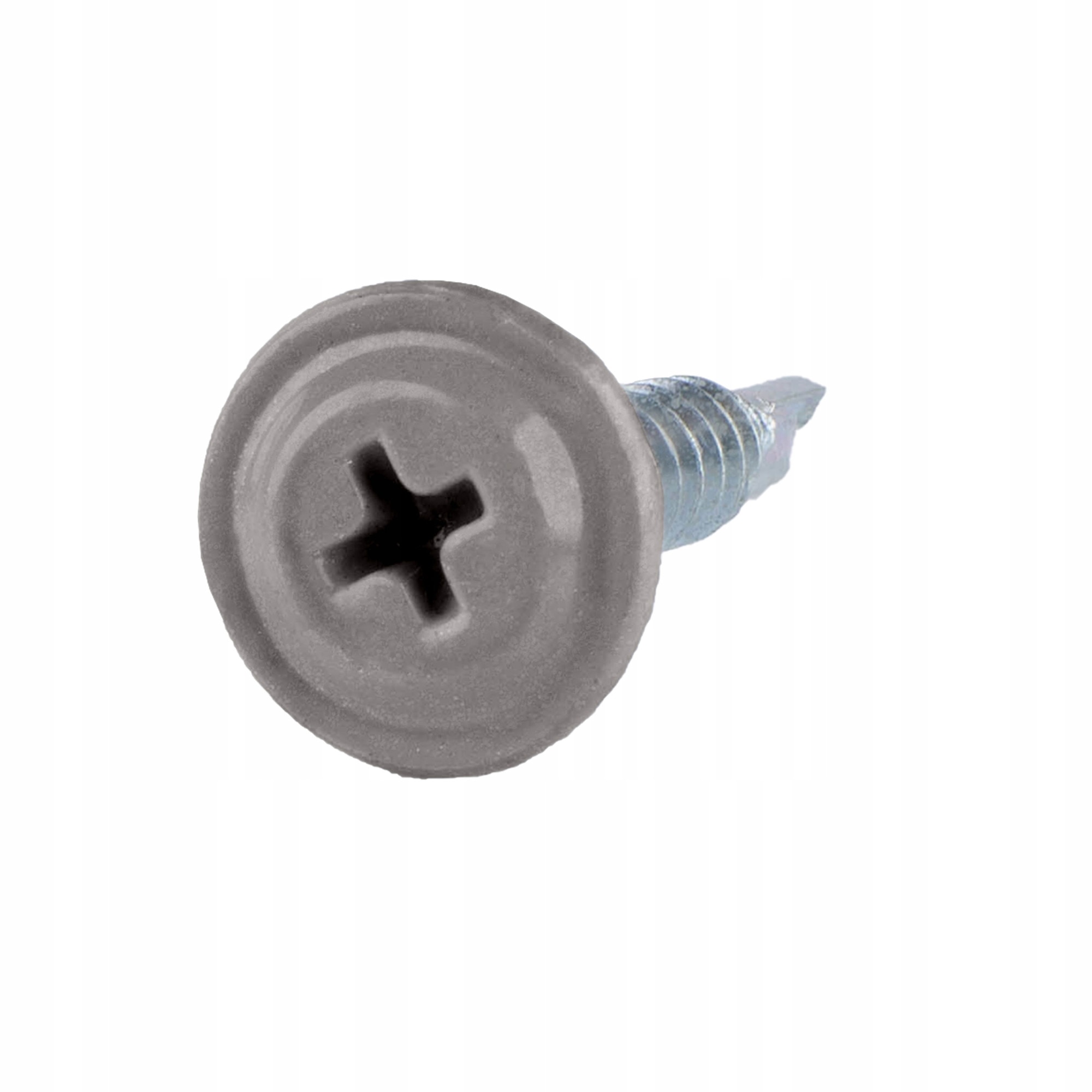 Set 250 Suruburi autoforante 4,2x13 mm, RAL 9007, cu saiba, pentru ...