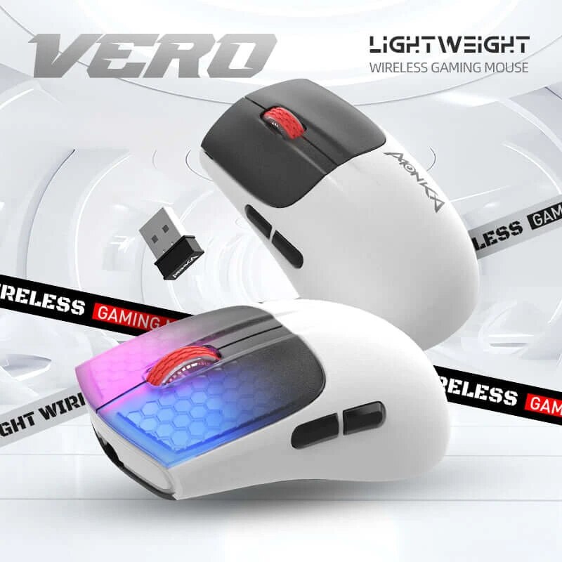 Mouse wireless gaming, Marvo, Monka Vero G966W - 10000 dpi, Bluetooth ...