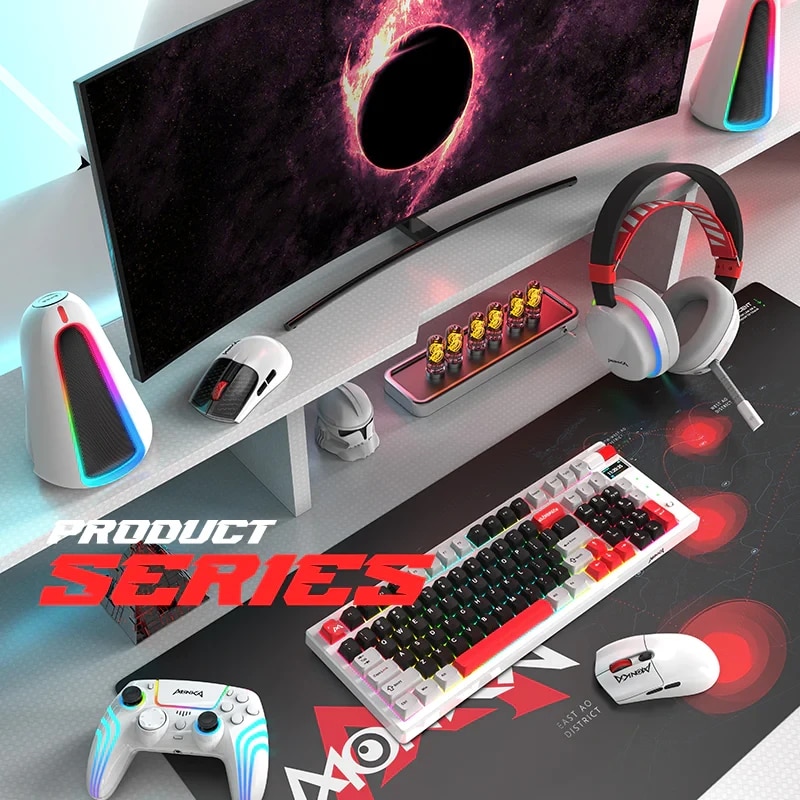 Mouse wireless gaming, Marvo, Monka Vero G966W - 10000 dpi, Bluetooth ...