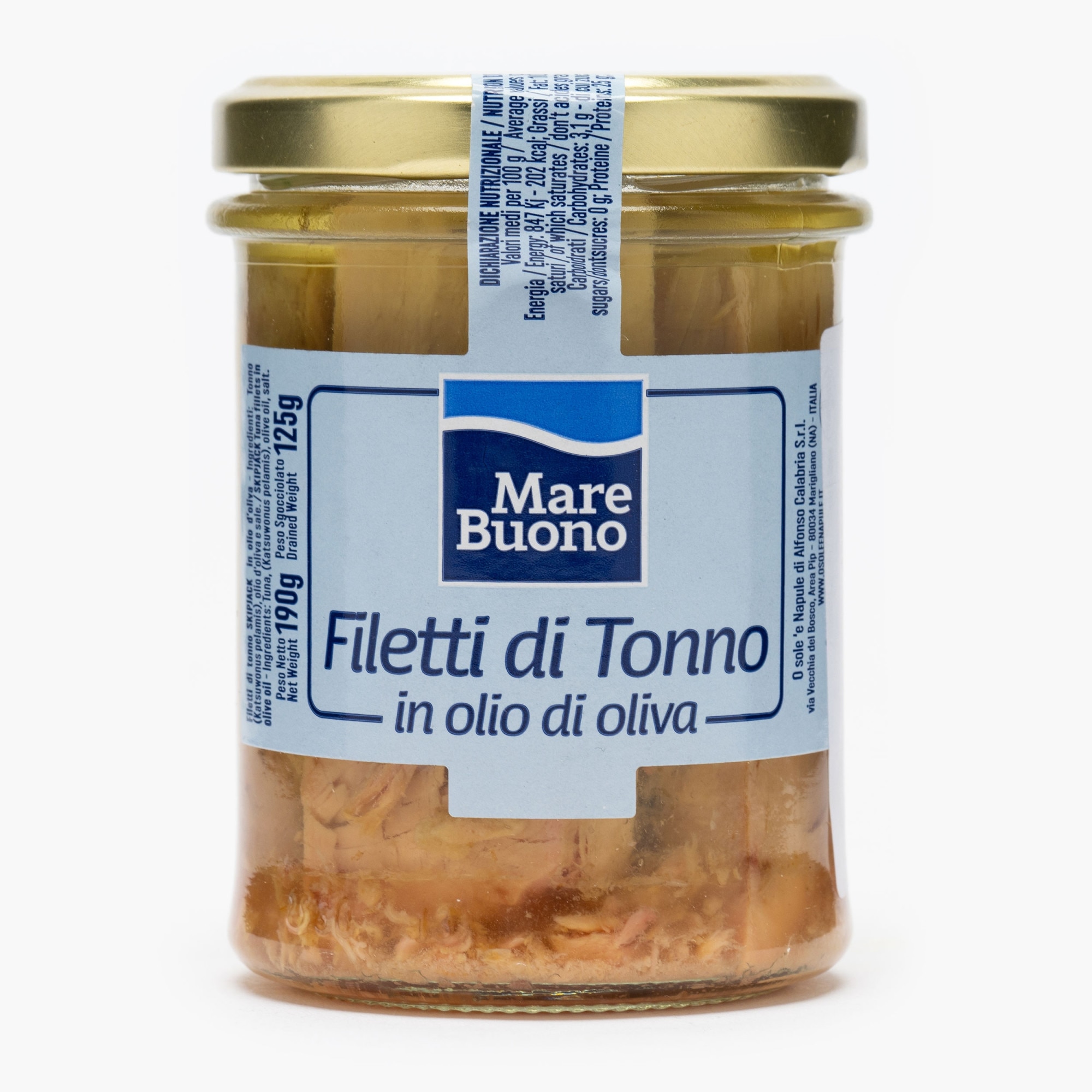 File de ton in ulei de masline "Mare Buono" 190gr - eMAG.ro