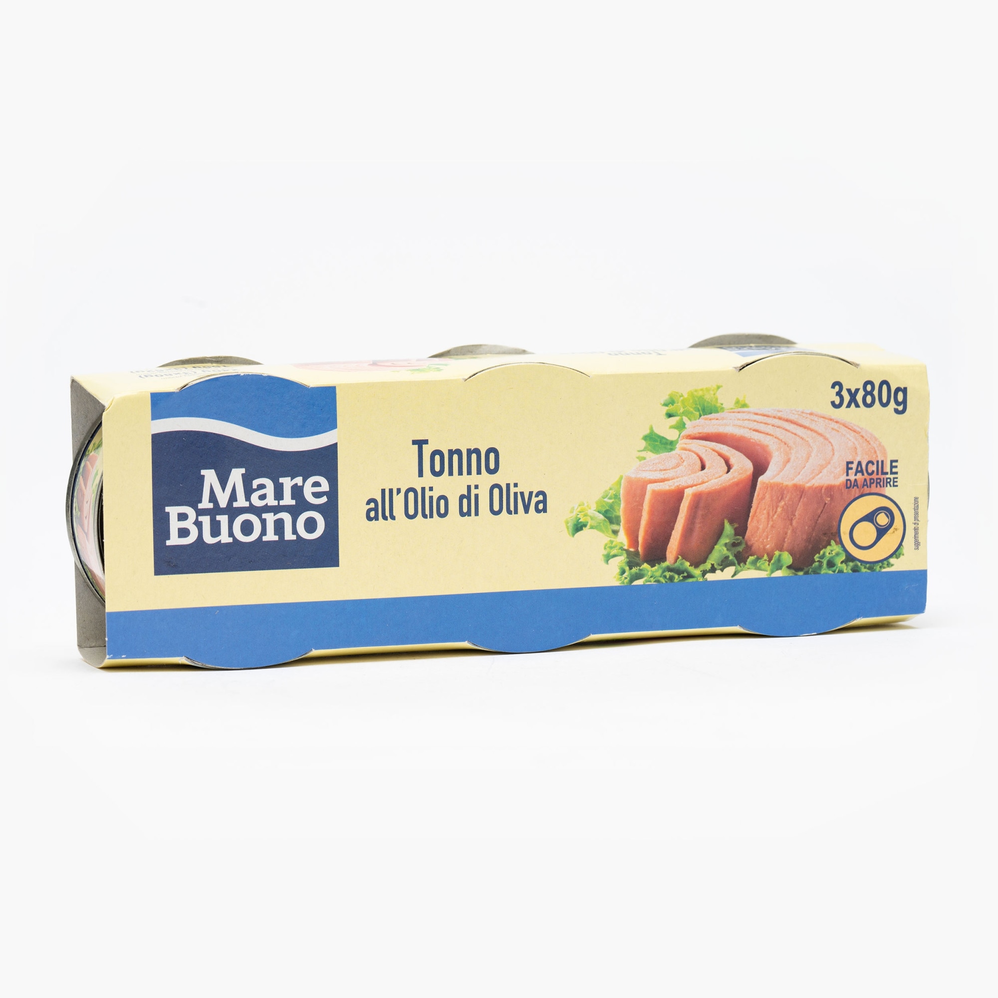 Ton in ulei de masline "Mare Buono" 3x80gr - eMAG.ro