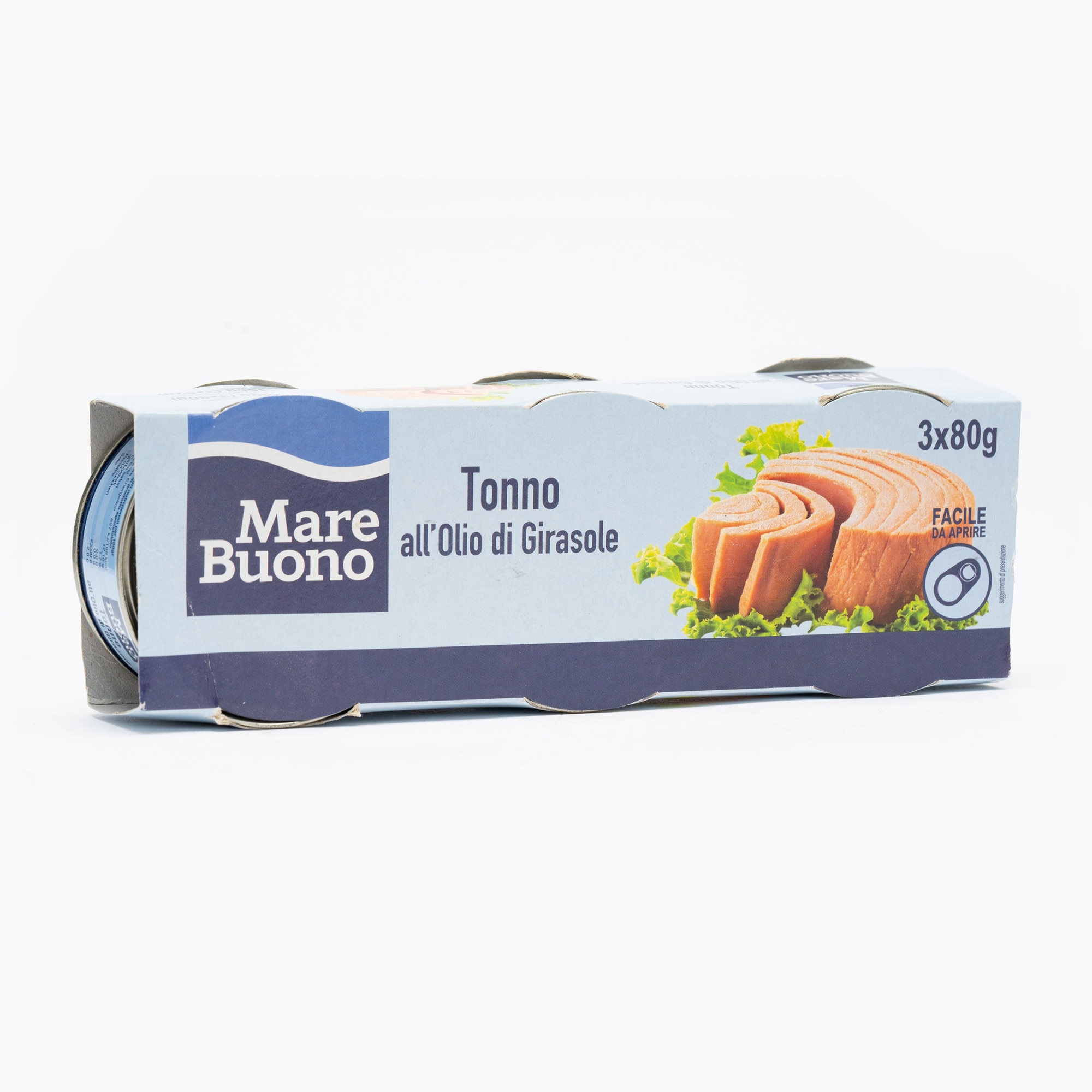 Ton in ulei de floarea soarelui "Mare Buono" 3x80gr - eMAG.ro