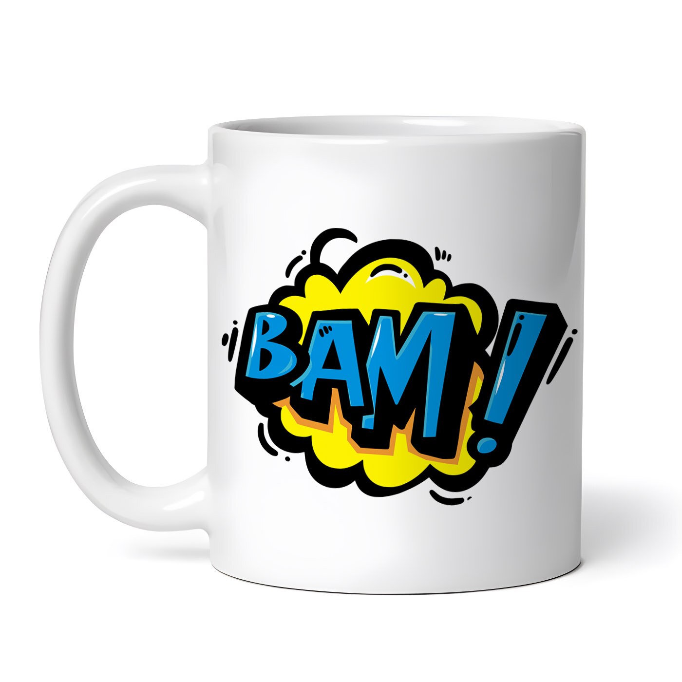 Cana ceramica, Bam, NO068, 330 ml, Multicolor - eMAG.ro