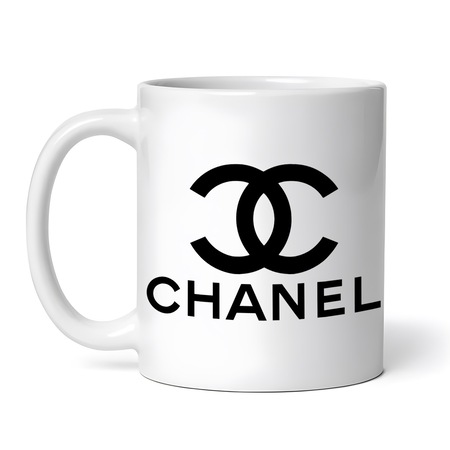 Cana ceramica, Chanel Logo, NO9618, 330 ml, Multicolor - eMAG.ro