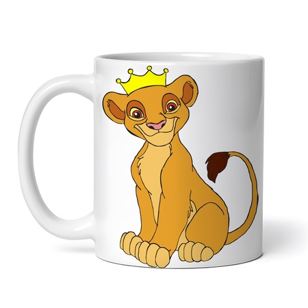 Cana ceramica, Lion King Simba cu coroana, NO10735, 330 ml, Multicolor ...