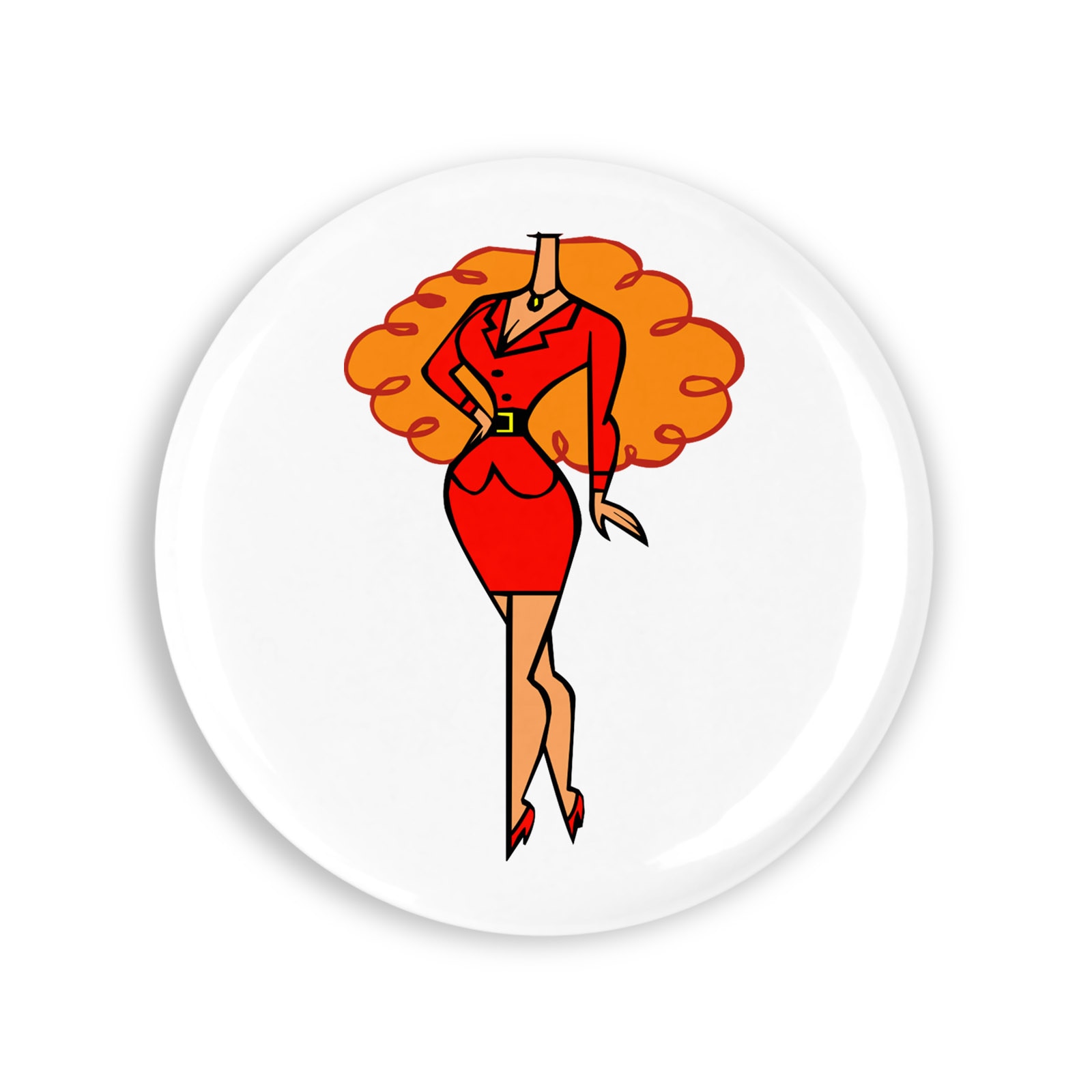 Set 4 insigne, Miss Sara Bellum The Powerpuff Girls, NO10986, Metal, 44 ...