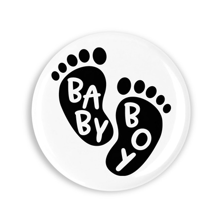 Set 4 insigne, Talpi Baby Boy, NO9085, Metal, 44 mm, Multicolor - eMAG.ro