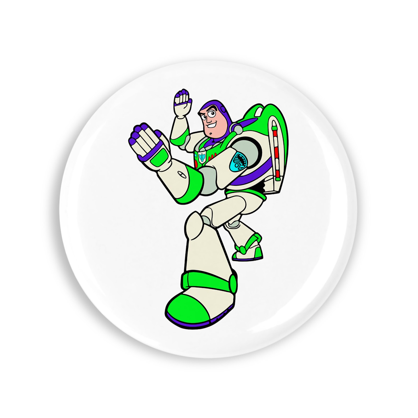 Комплект от 4 значки, Toy Story Buzz Lightyear, NO11656, Метал, 44 мм ...