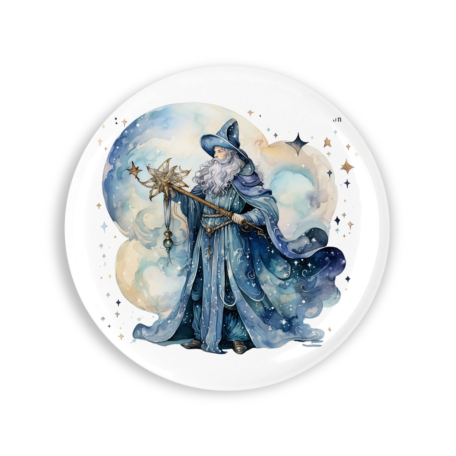Set 4 insigne, Vrajitorul Merlin, NO6507, Metal, 44 mm, Multicolor ... Set 4 insigne, Vrajitorul Merlin, NO6507, Metal, 44 mm, Multicolor ...