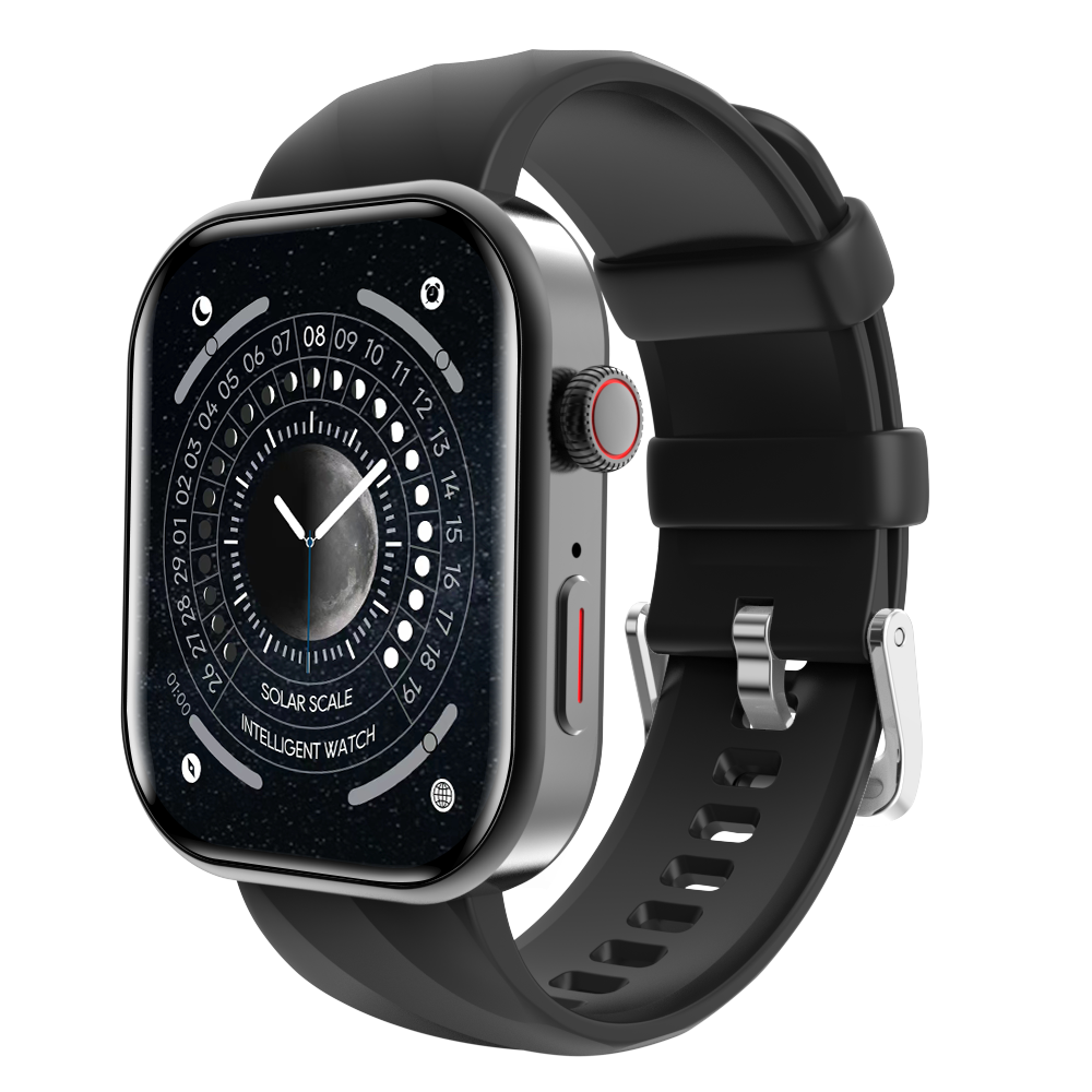 Ceas smartwatch, SAFEMORE, compatibil cu IOS/Android, Apelare Bluetooth ...