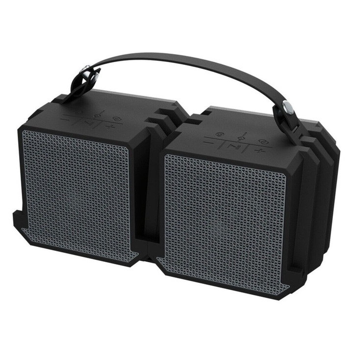 Boxa portabila bluetooth Silvercrest, 9 x 11.6 x 8.6 cm, negru - eMAG.ro