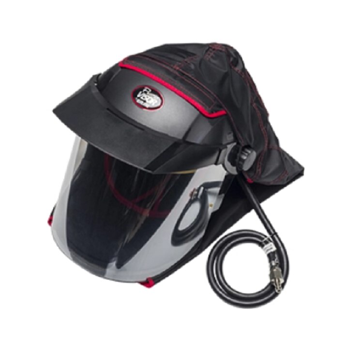 Masca de protectie vopsitor De Vilbiss Visor, cu alimentare aer curat ...