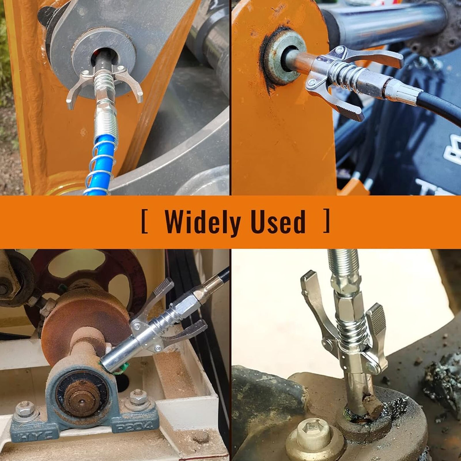 Conector pentru grease gun, Axroad Mall, 10000 PSI, Falci de blocare cu ...