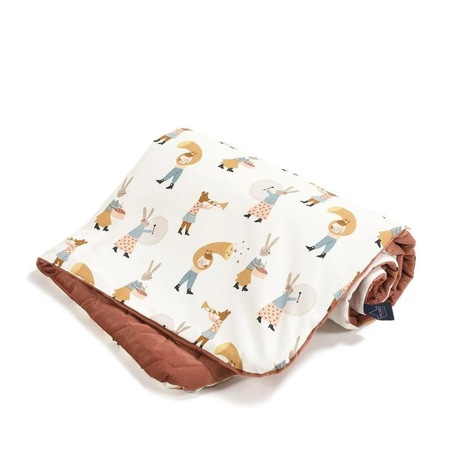 Patura bebe, La Millou, Catifea, Multicolor - eMAG.ro