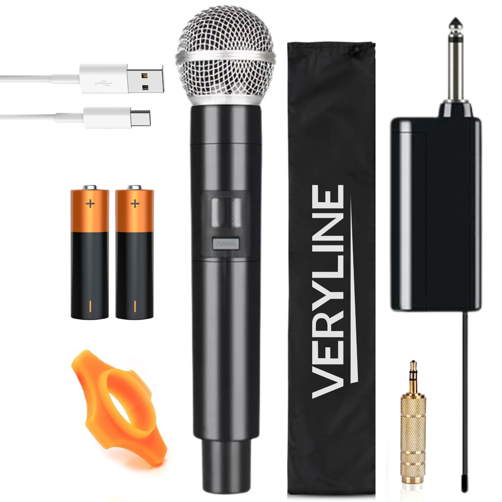 Microfon Wireless VERYLINE™, Plug and Play, pentru Karaoke si ...