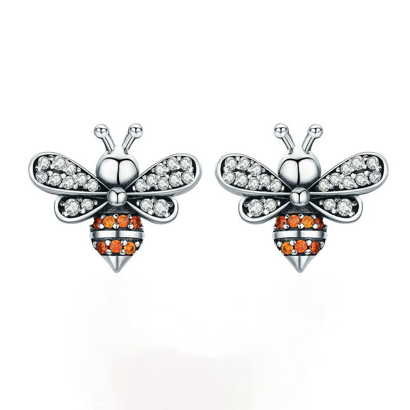 Cercei din Argint Cute Honeybee - eMAG.ro