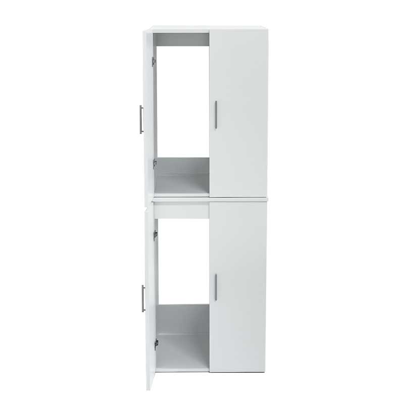 Masca masina de spalat si uscator, Lucmi, PAL 18 mm, 1 raft, 4 usi, Alb ...