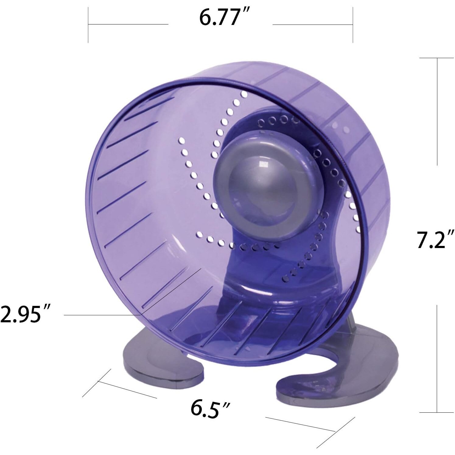 Roata de exercitii pentru hamster, Mmgoqqt, Plastic, Mov, 17 cm - eMAG.ro