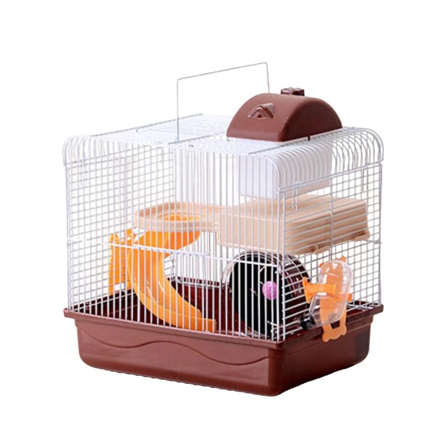 Cusca pentru hamsteri cu casa, tunel si scari Mmgoqqt, 28 x 21 x 31 cm ...